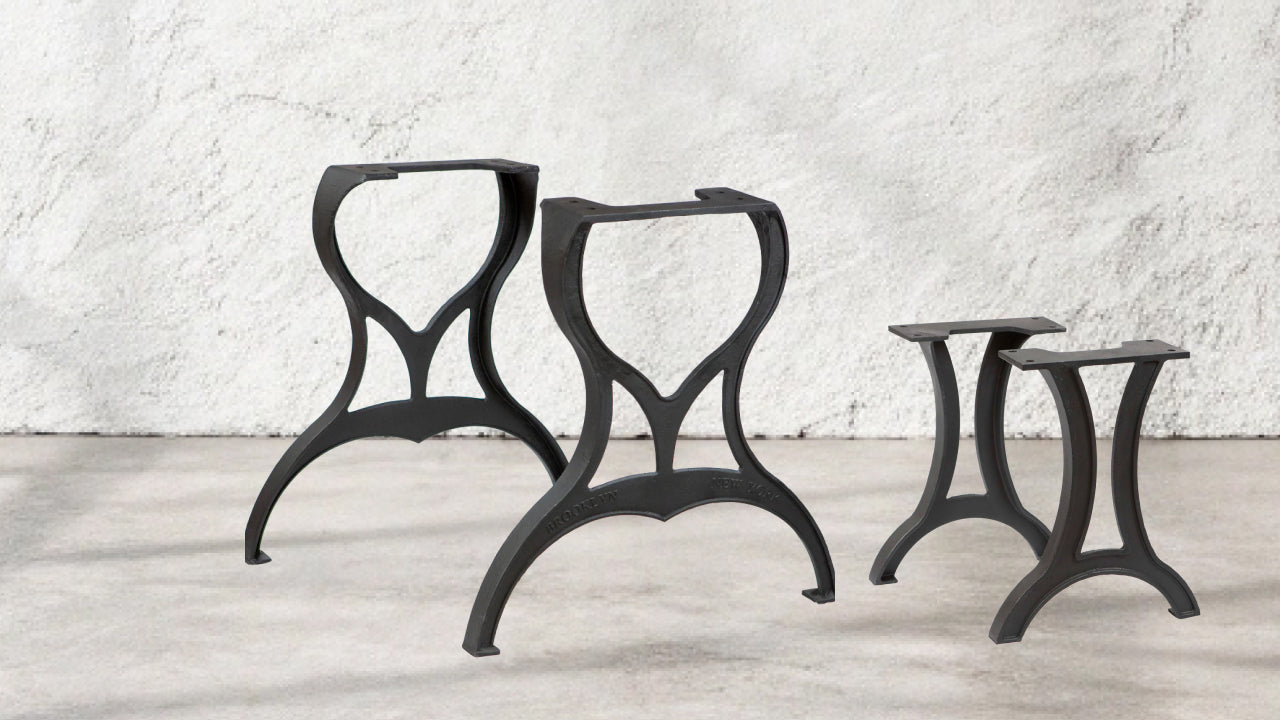 Cast Iron Table Legs – Rusty Design Dallas