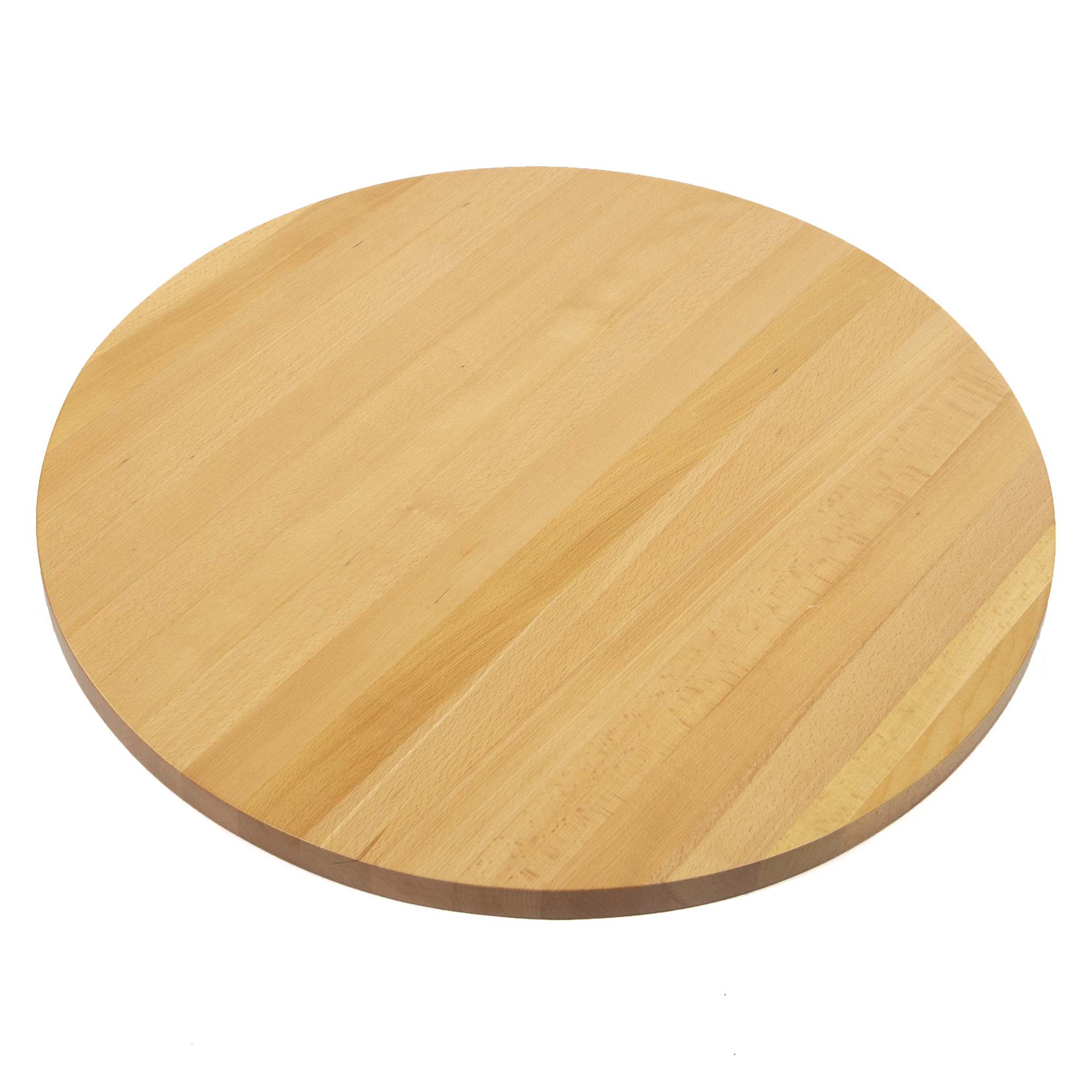 30" Round Solid European Beech Hardwood Table Tops, Natural Color #DCD ...