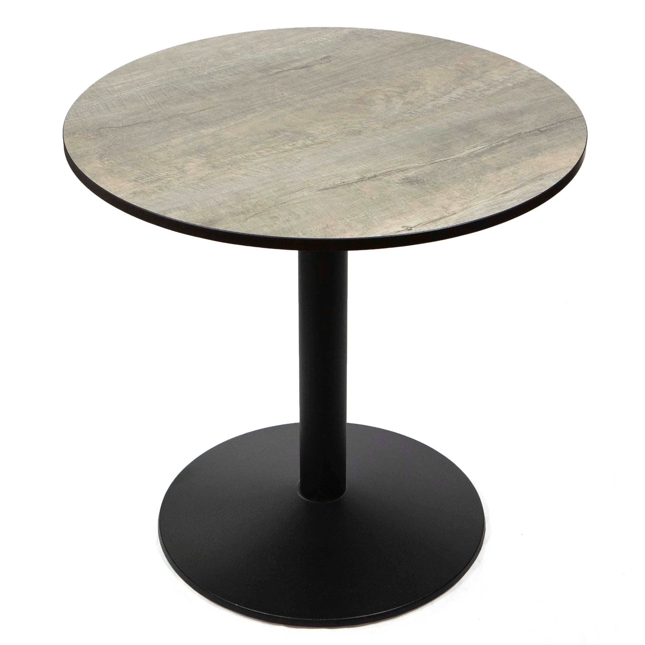 30" Round HPL Restaurant Bistro Cafe Table, Slate Grey Color #J02HD30S ...