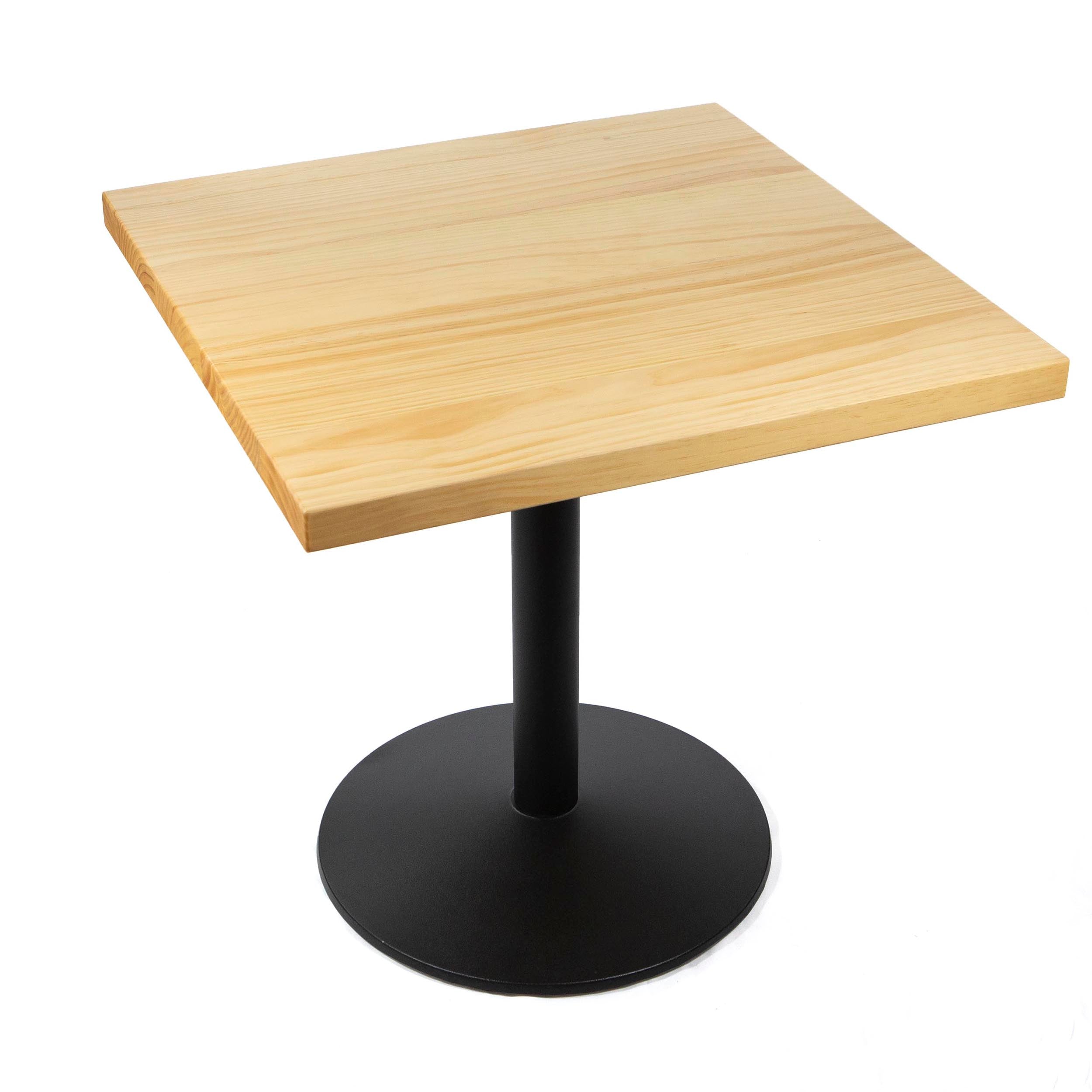 30 x 30" Solid Pine Wood Restaurant Cafe Table, Natural Color #J02P303 ...
