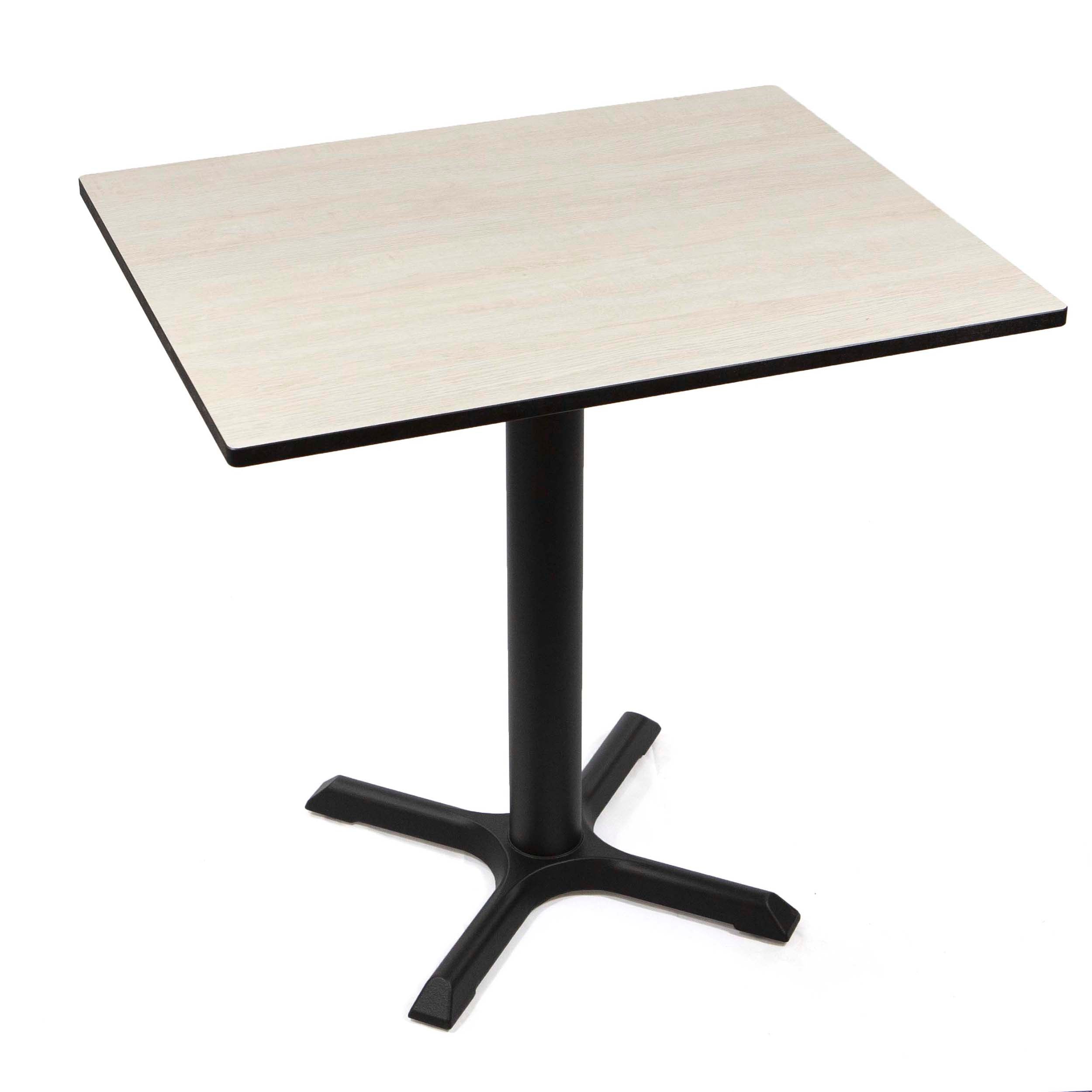 24 x 30" HPL Restaurant Cafe Table, Washed Birch Color #J28H2430WS ...
