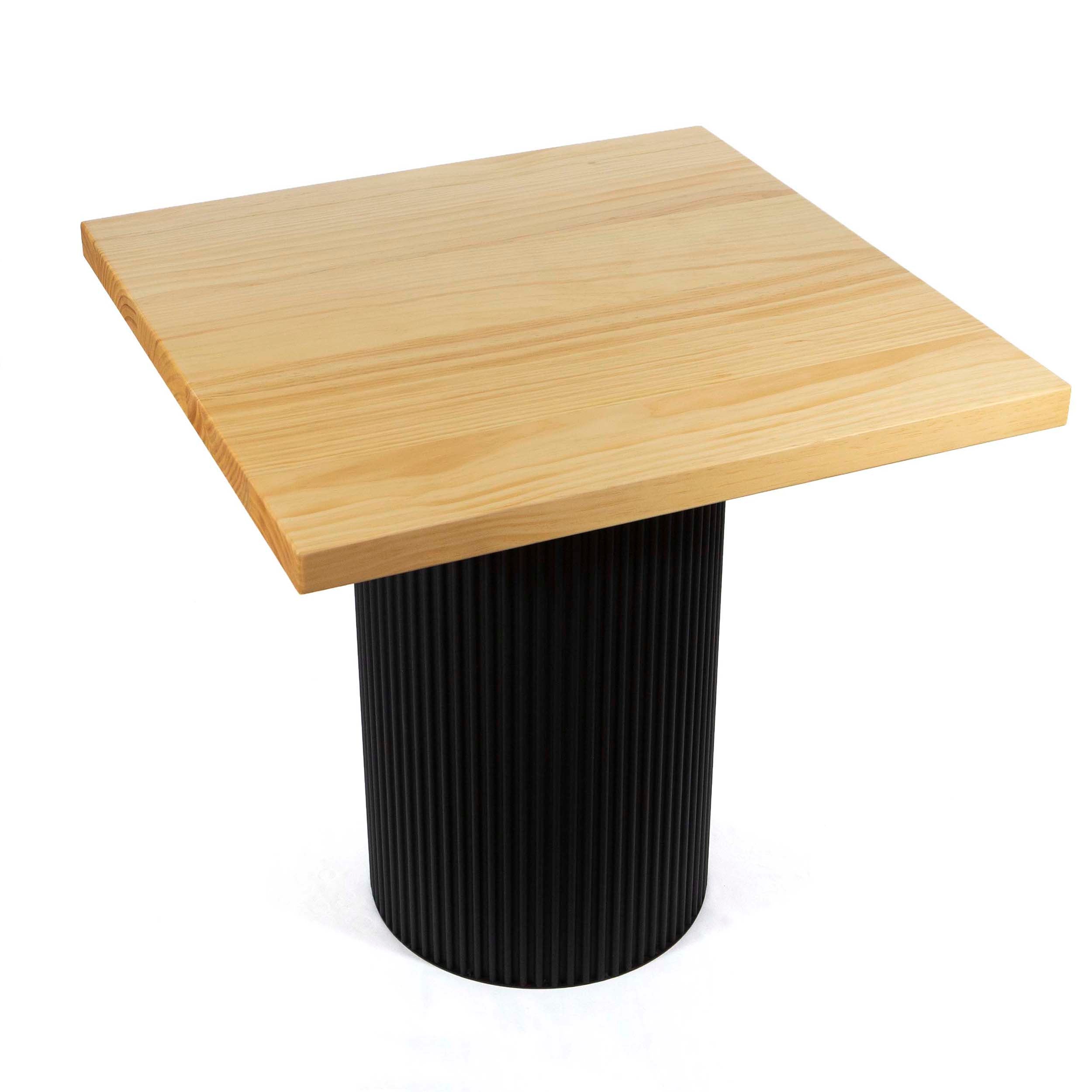 30 x 30" Solid Pine Wood Restaurant Cafe Table, Natural Color #S22P303 ...
