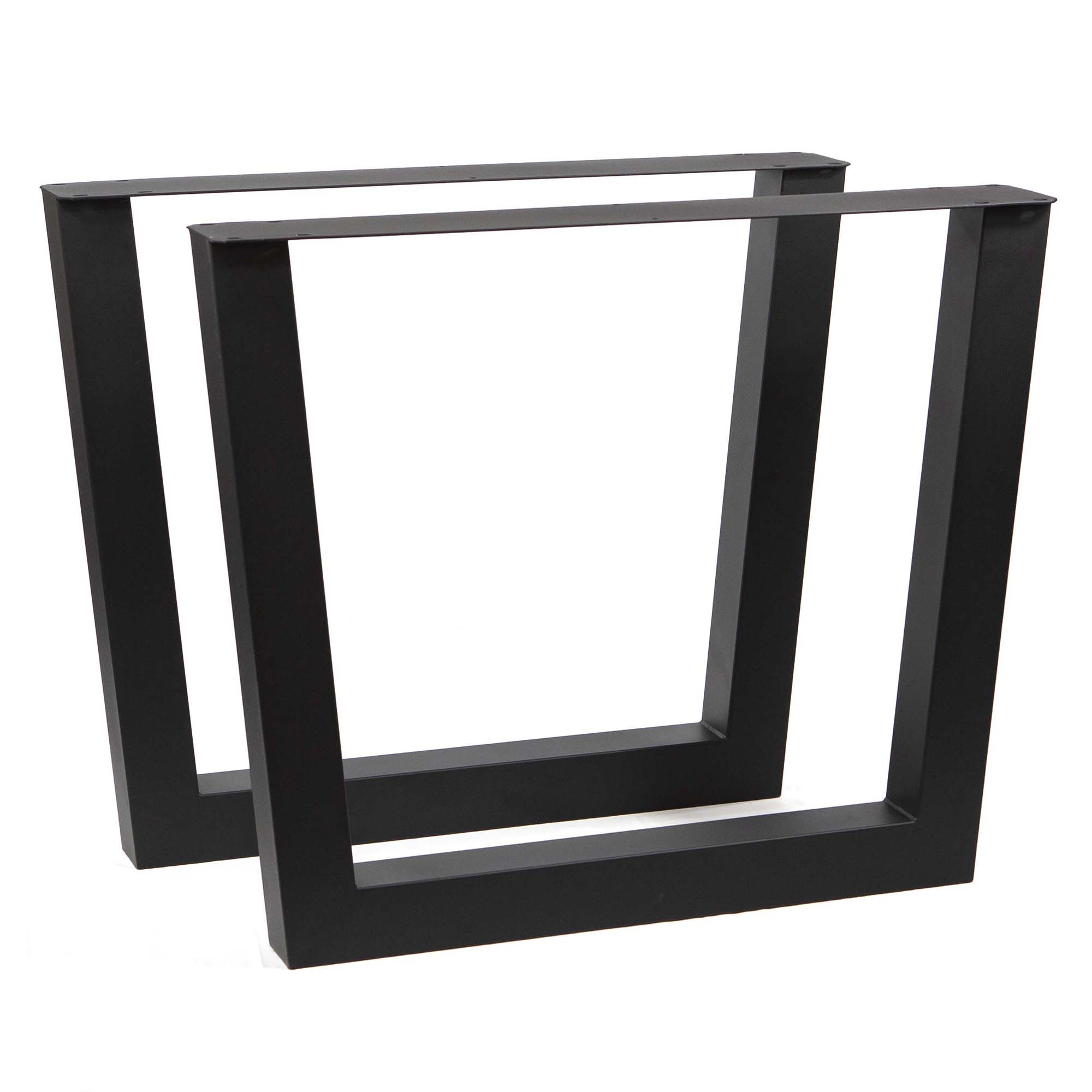 Extra Wide Reverse Trapezoid Dining Table Legs, Made In 3"x3" Tubing ...