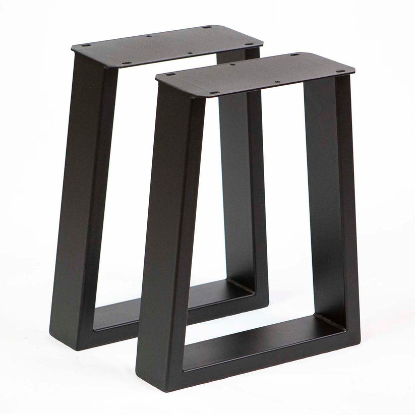 Trapezoid Heavy Duty Metal Table Legs for Bench, Coffee Table – Rusty ...