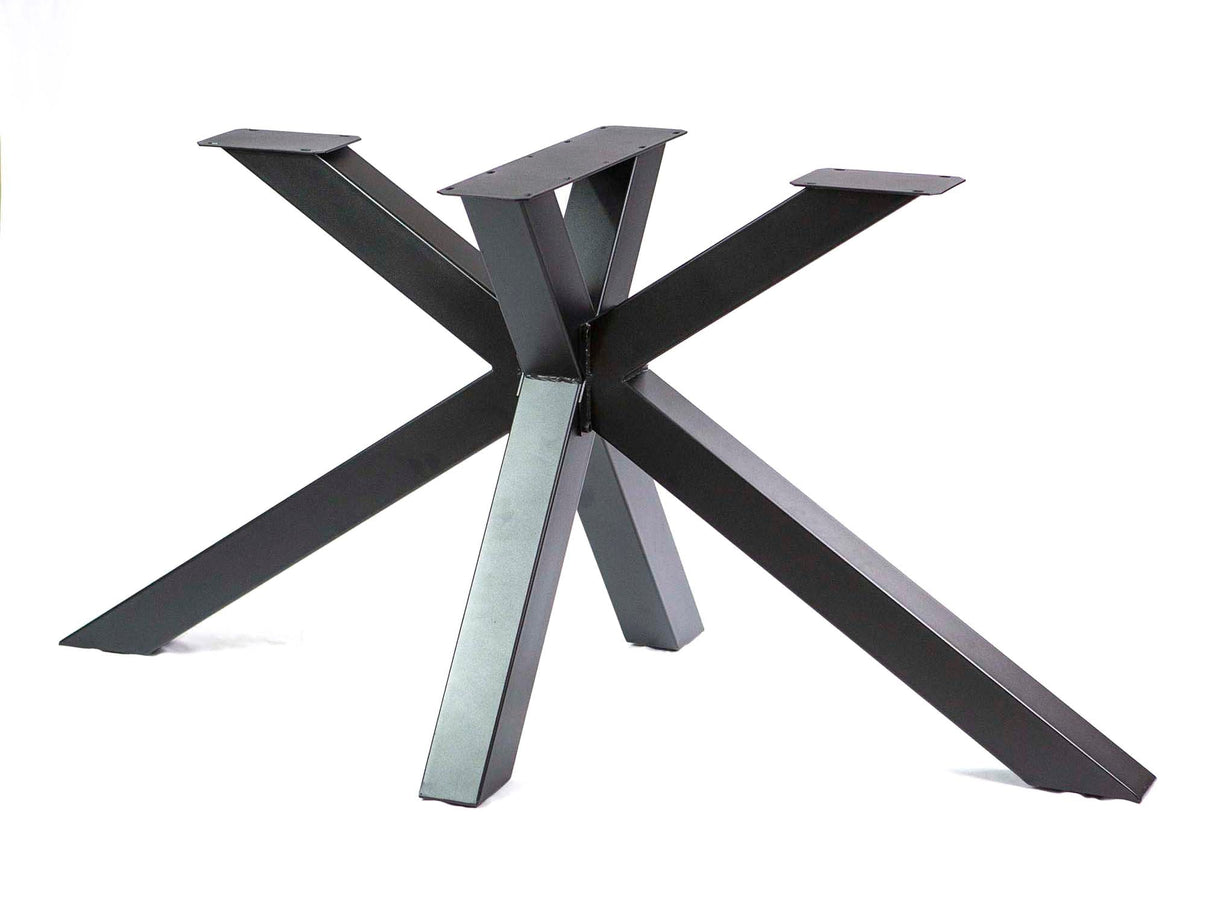 Heavy Duty Spider Steel Dining Table Legs - Powder Coated – Rusty ...